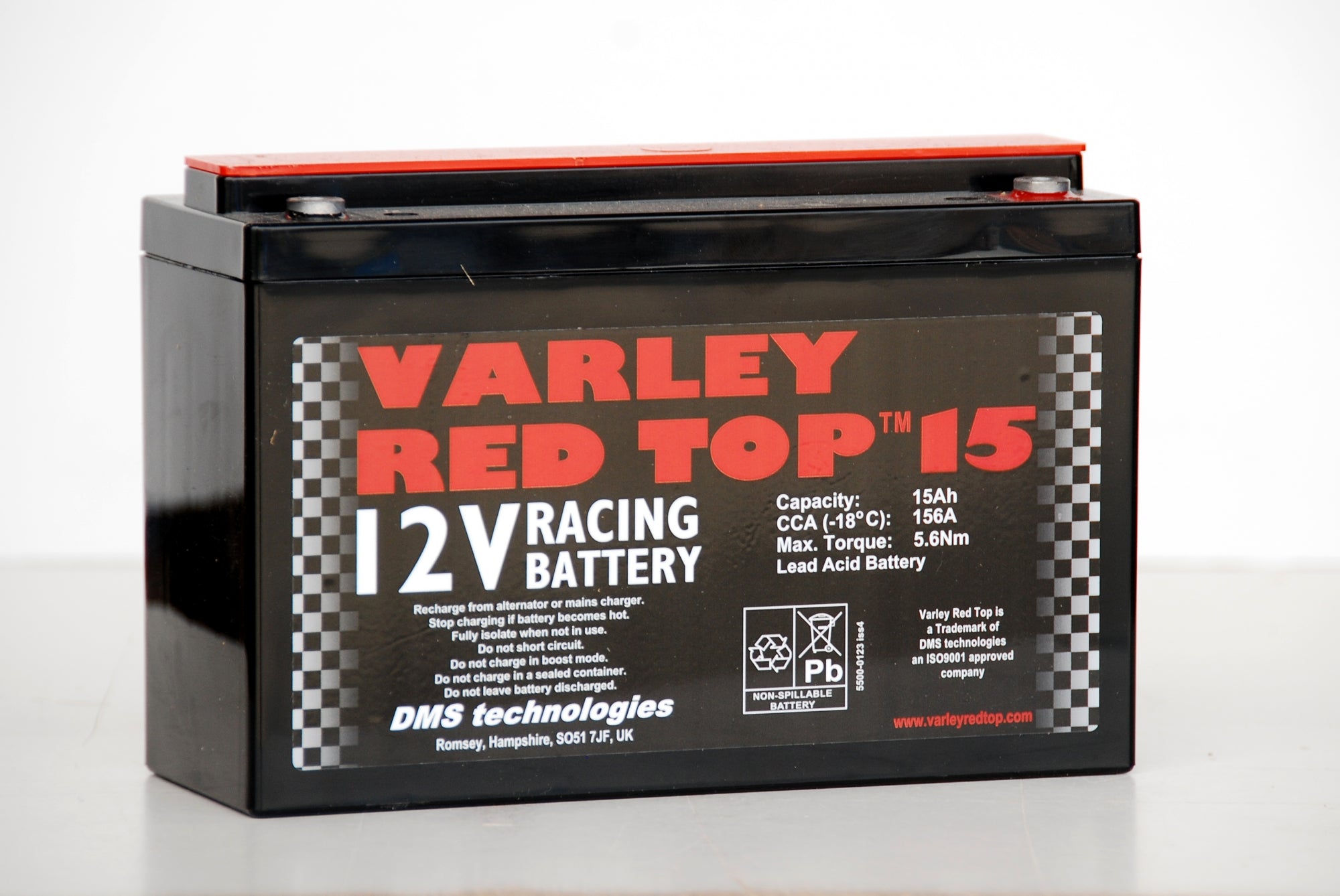Varley Red Top 15 Racing Battery – Nimbus Motorsport